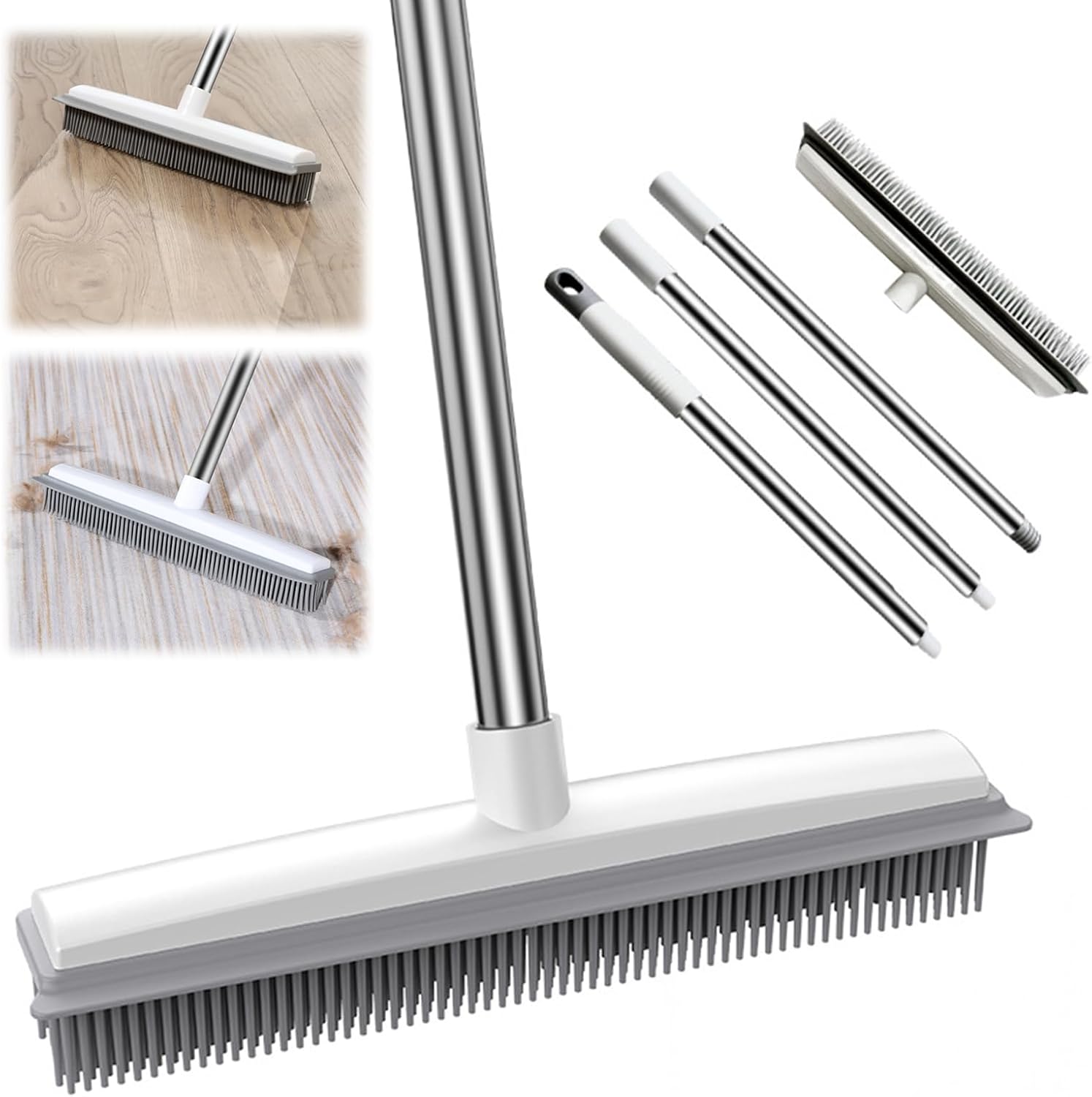 Amazon.com: Broomwiz Pet Hair Removal, Carpet Dog Hair Remover Rake, 2 ...