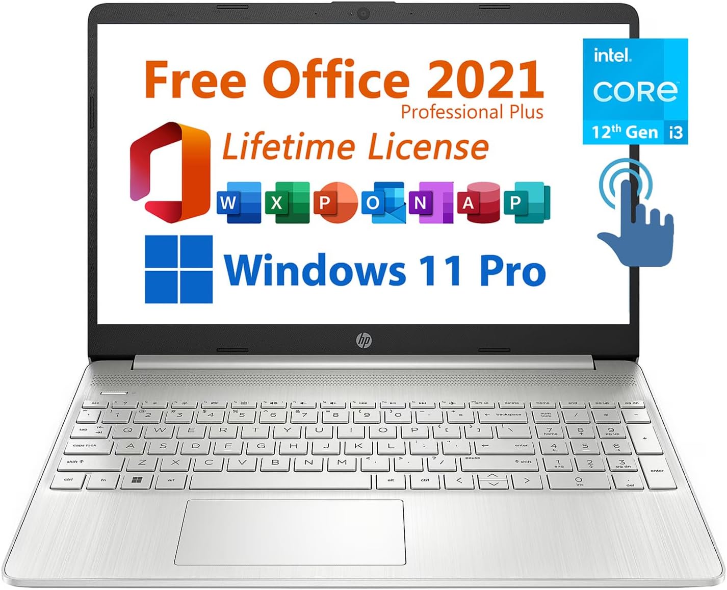 Amazon.com: HP 17.3"" Business Laptop, Free Microsoft Office 2021 with Lifetime License ...