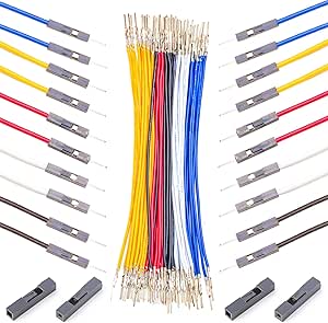 Amazon.com: Kidisoii Dupont 2.54mm Wire Male to Male Dupont Connector & 22AWG Pre-Crimped Cable ...