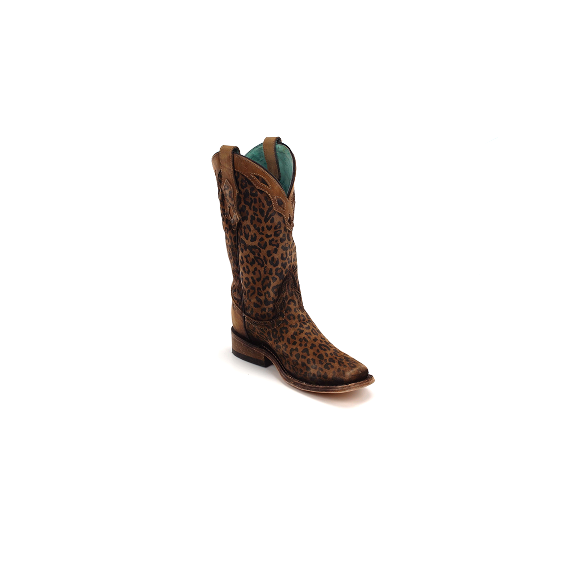 Watch Corral Boots Womens C3788 Cheetah Print Boots Mid Calf on Amazon Live