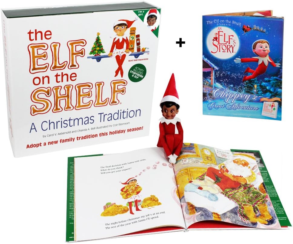 Amazon.com: Elf on The Shelf : A Christmas Tradition Brown Eyed Girl ...