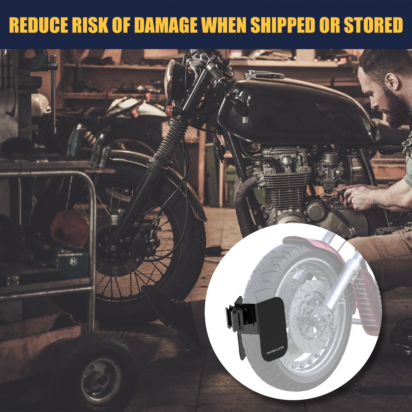 Snapklik.com : Ruiru Bro 4 Pack E Track Motorcycle Chock,E Track Wheel ...