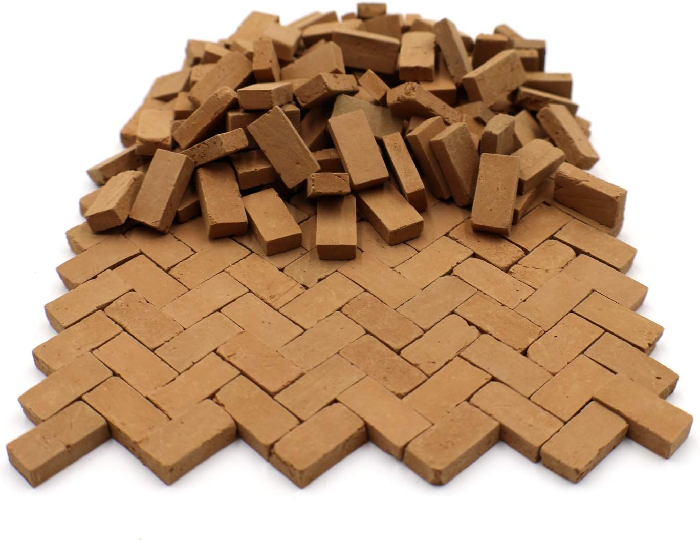 Amazon.com: Sarina Crafts 1/16 Miniature Clay Bricks for Modeling and ...