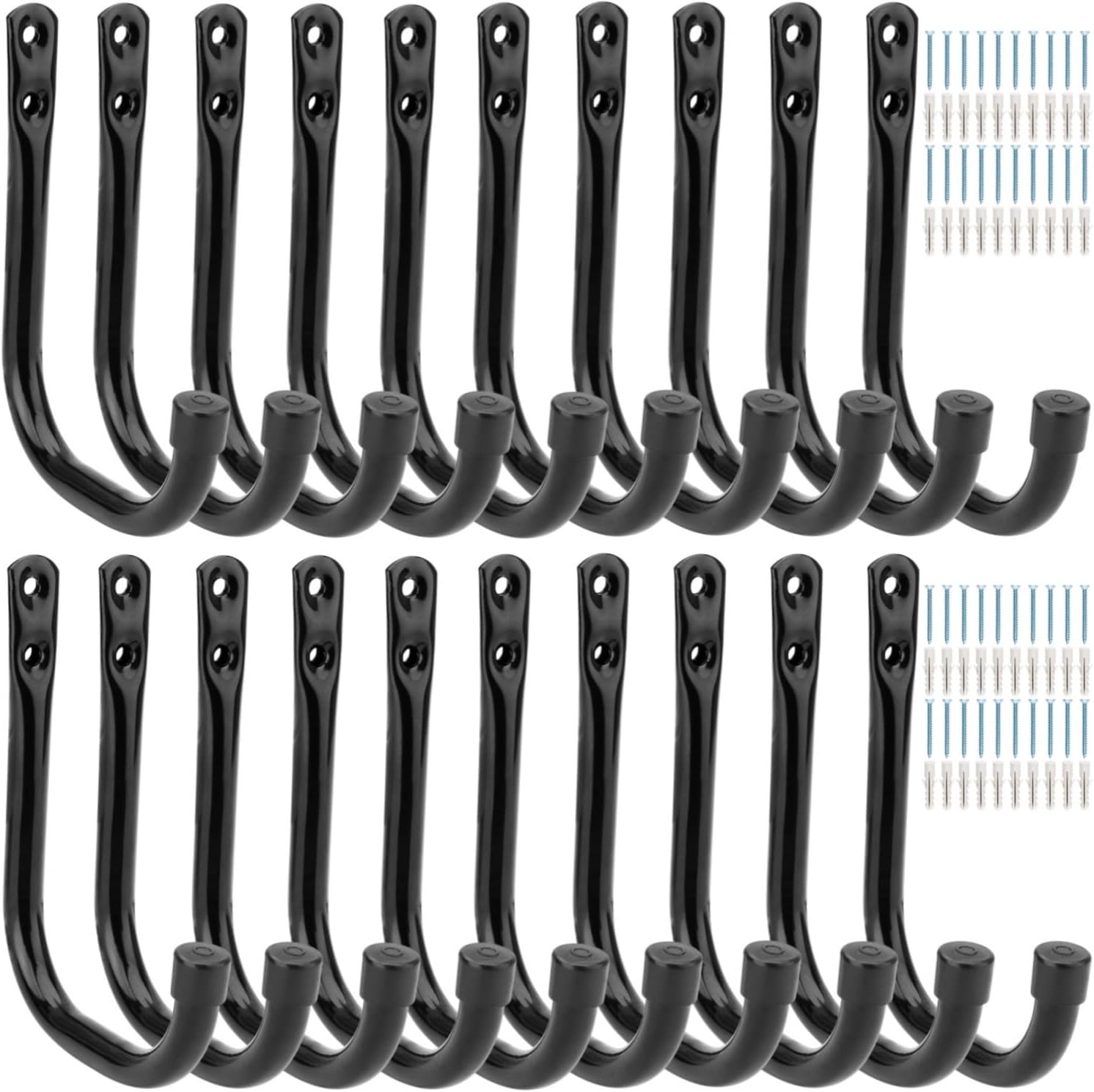 6-Pack Super Duty Extra-Large Garage Utility Hooks and Hangers, for ...