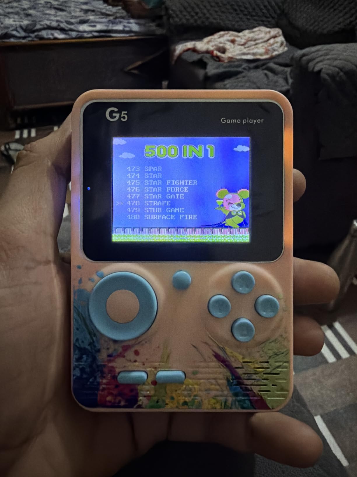 Buy DesiDiya® G5 500 in 1 Handheld Game Console for Kids – Retro Mini ...