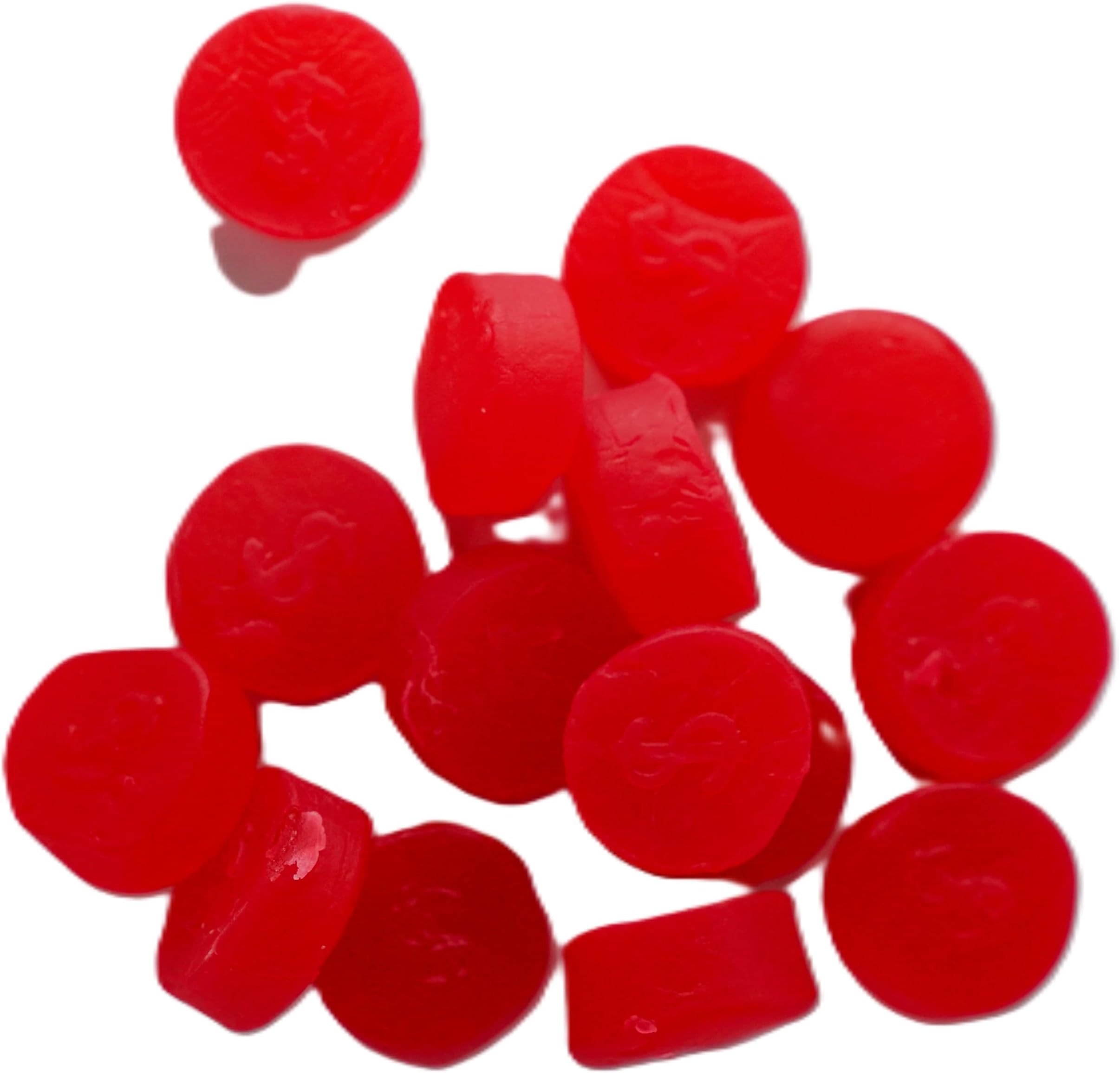 Amazon.com : Cherry Red Gummy Juju Coins - 2 lbs of Cherry Dollar ...