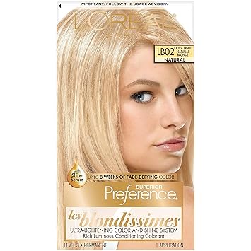 Amazon.com : L'Oreal Superior Preference Les Blondissimes, LB02 Extra ...