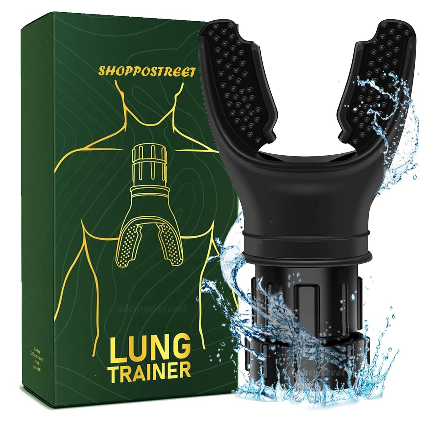 SHOPPOSTREET Breathing Trainer, Respiratory Muscle Trainer, Improve ...