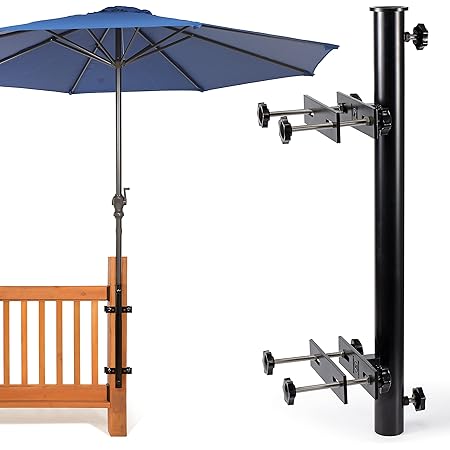 Amazon.com: Deck Man Patio Table/Offset Umbrella Railing Holder ...
