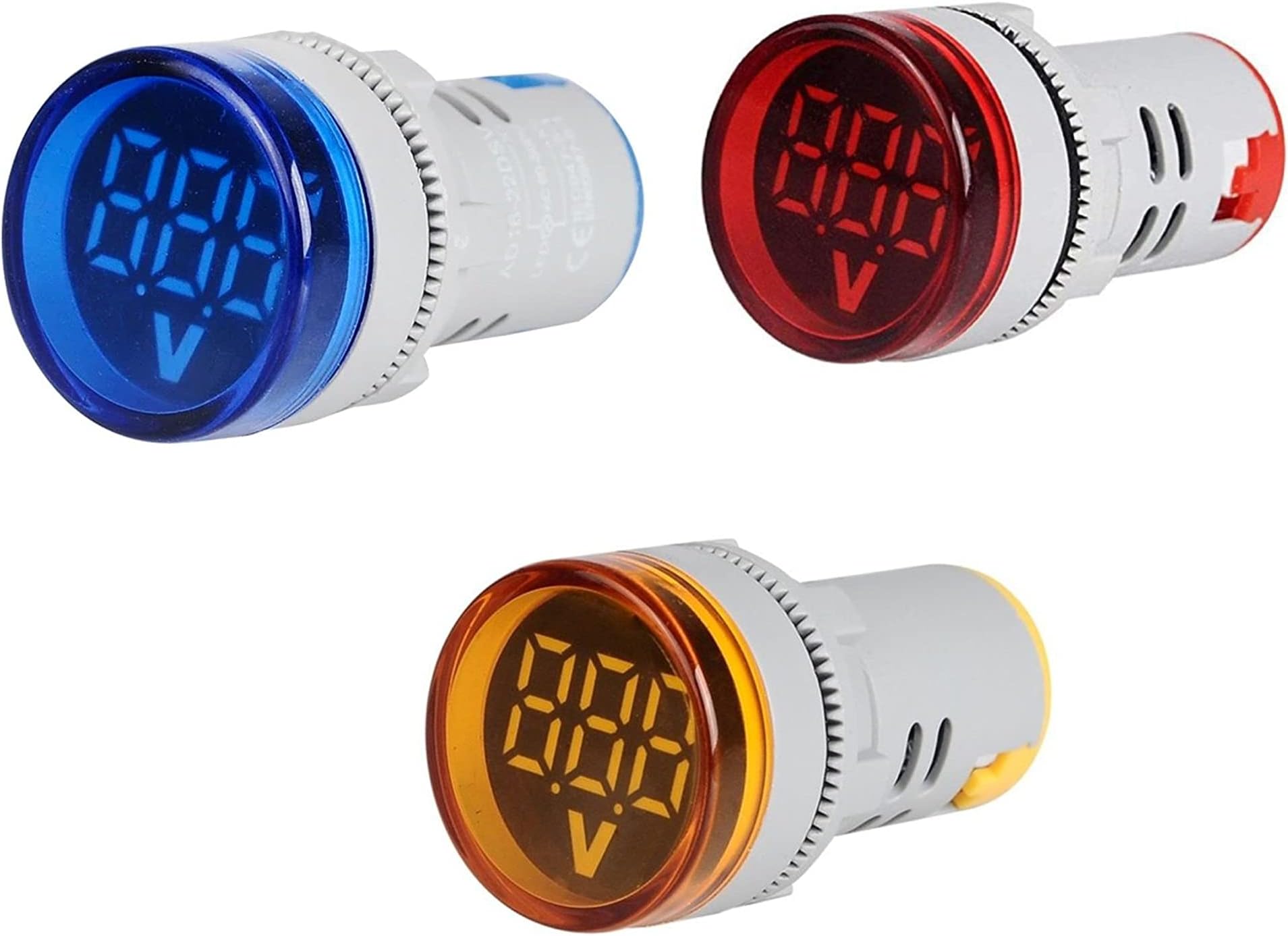 Vendoz Voltage Meter LED Display Gauge Digital Volt Indicator Combo ...