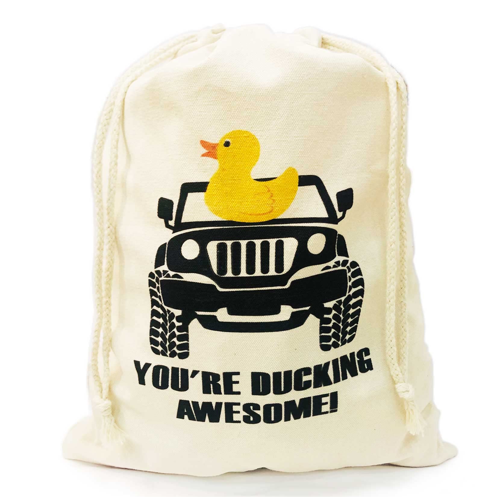 Snapklik.com : Artreeiger Large Reusable Rubber Duck Drawstring Bag 15. ...