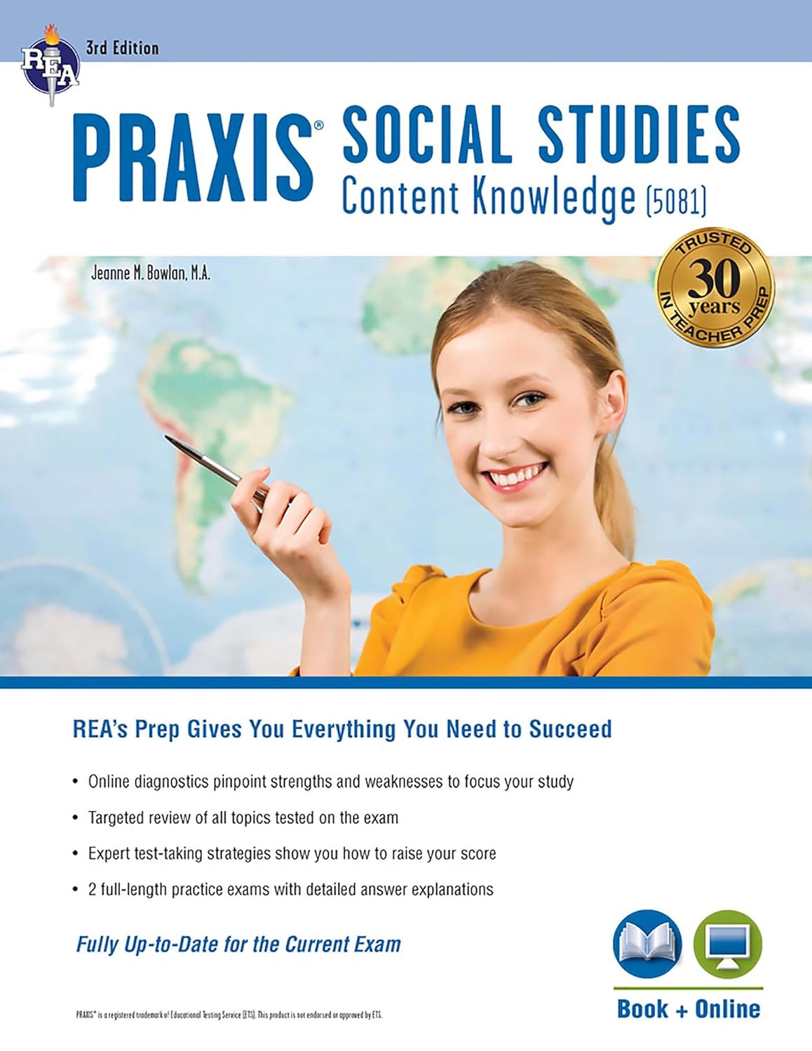 Praxis Social Studies Content Knowledge (5081): Book + Online (PRAXIS ...