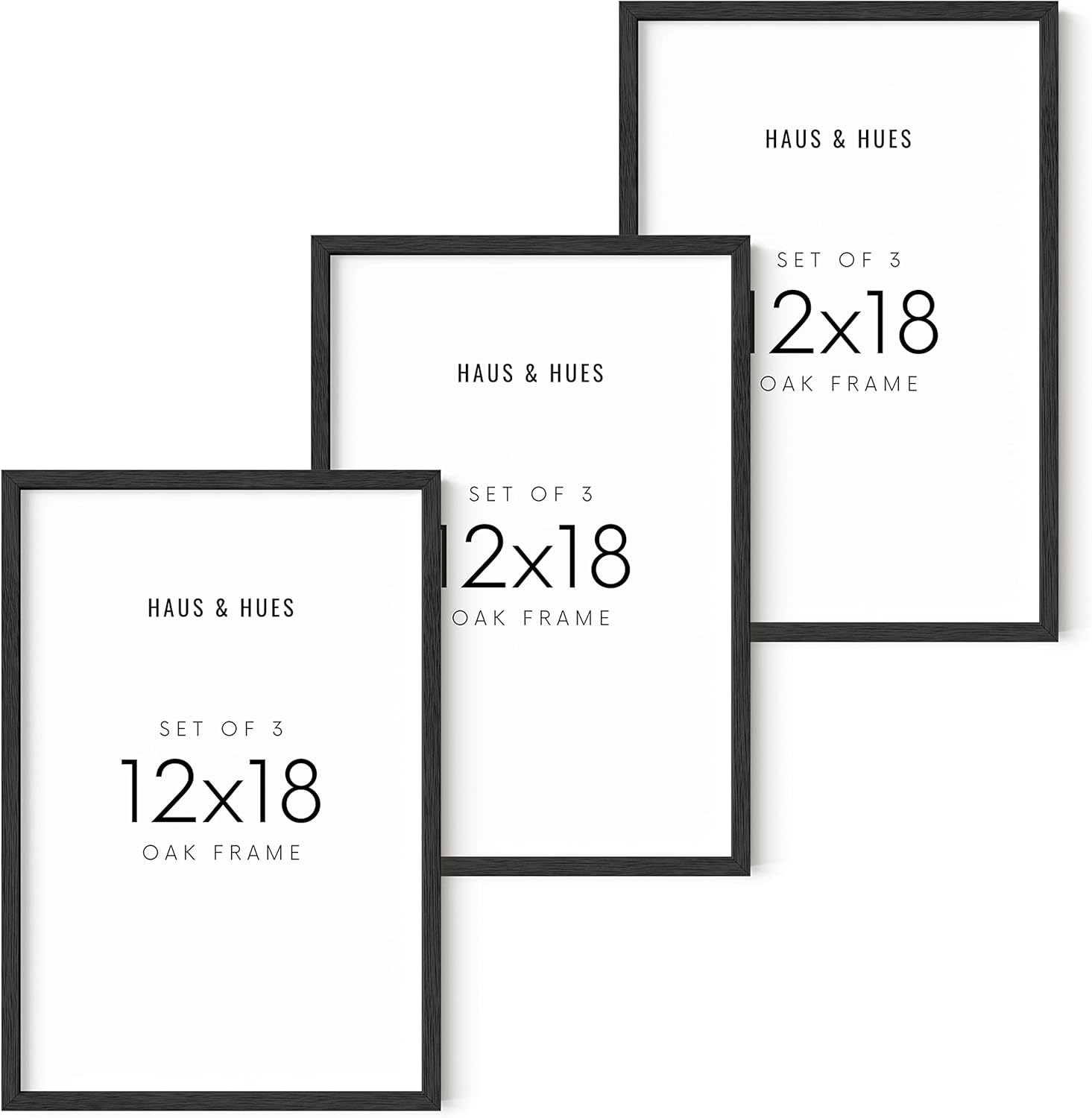 Amazon.com - HAUS AND HUES Set of 3 12x18 Poster Frame - 18 x 12 ...