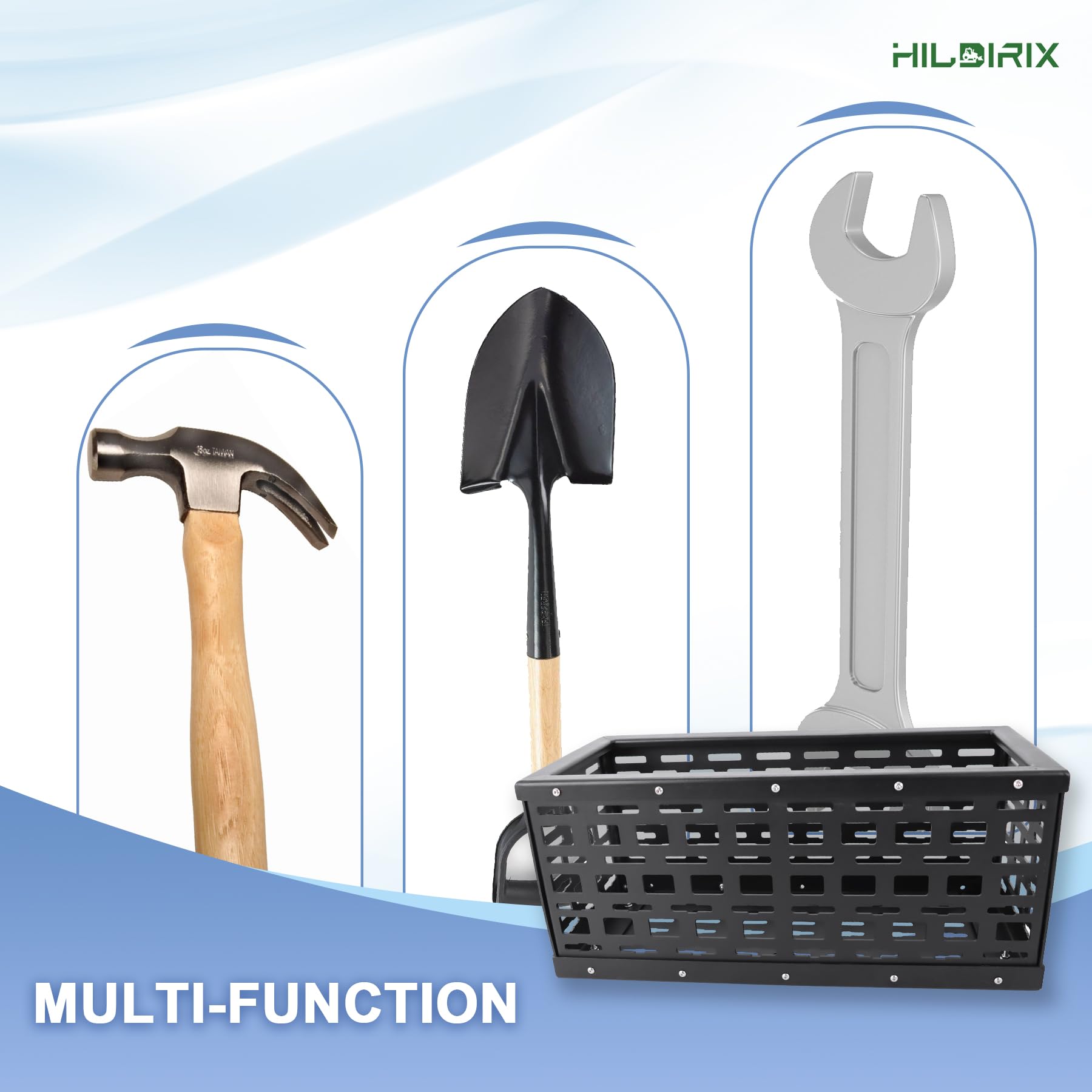 HILDIRIX Universal Tractor Tool Tray with Multi-Function Implement ...