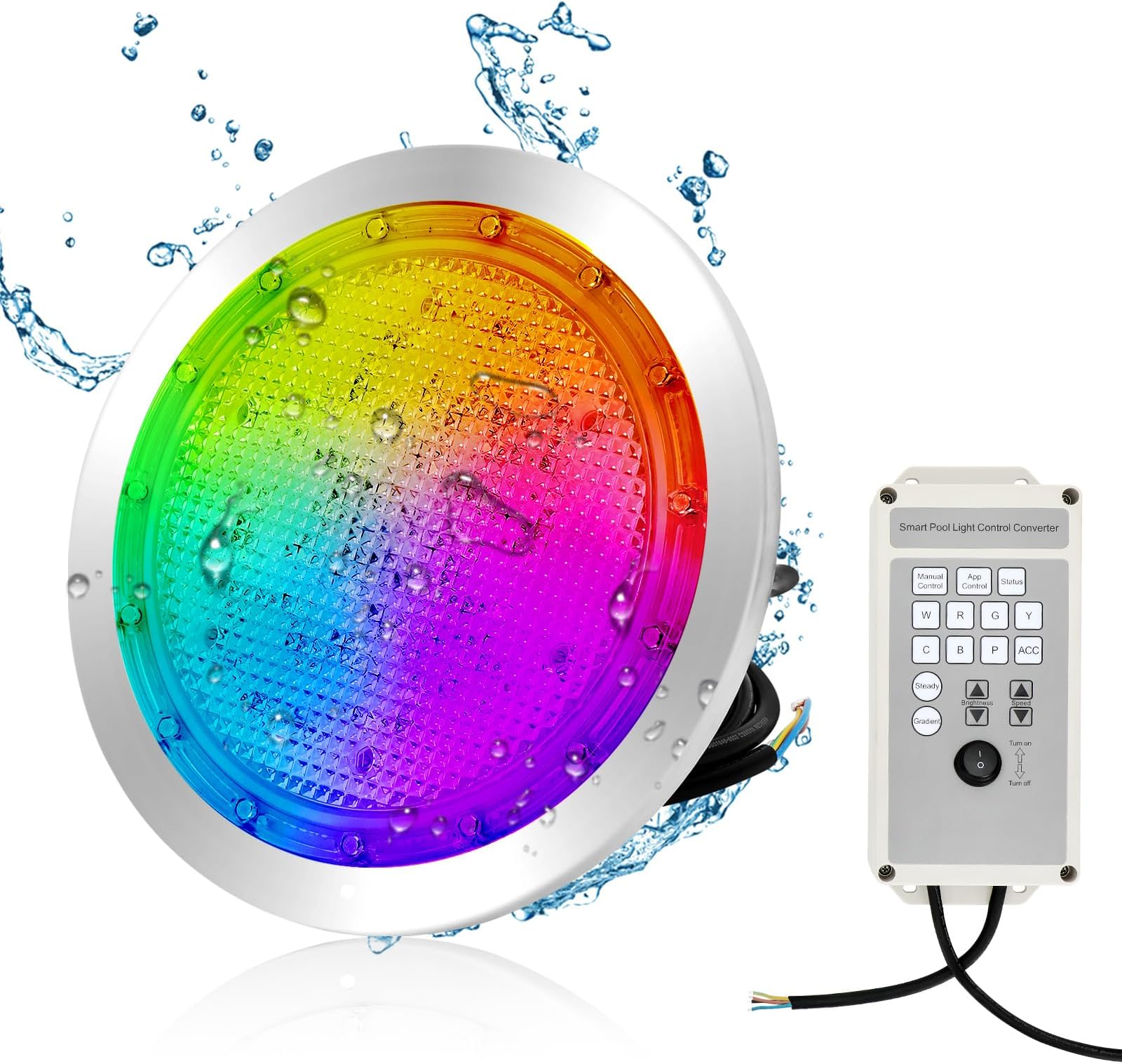 Amazon.com: Dpwrrot Pool Lights for Inground Pool, 10 inch LED Pool ...