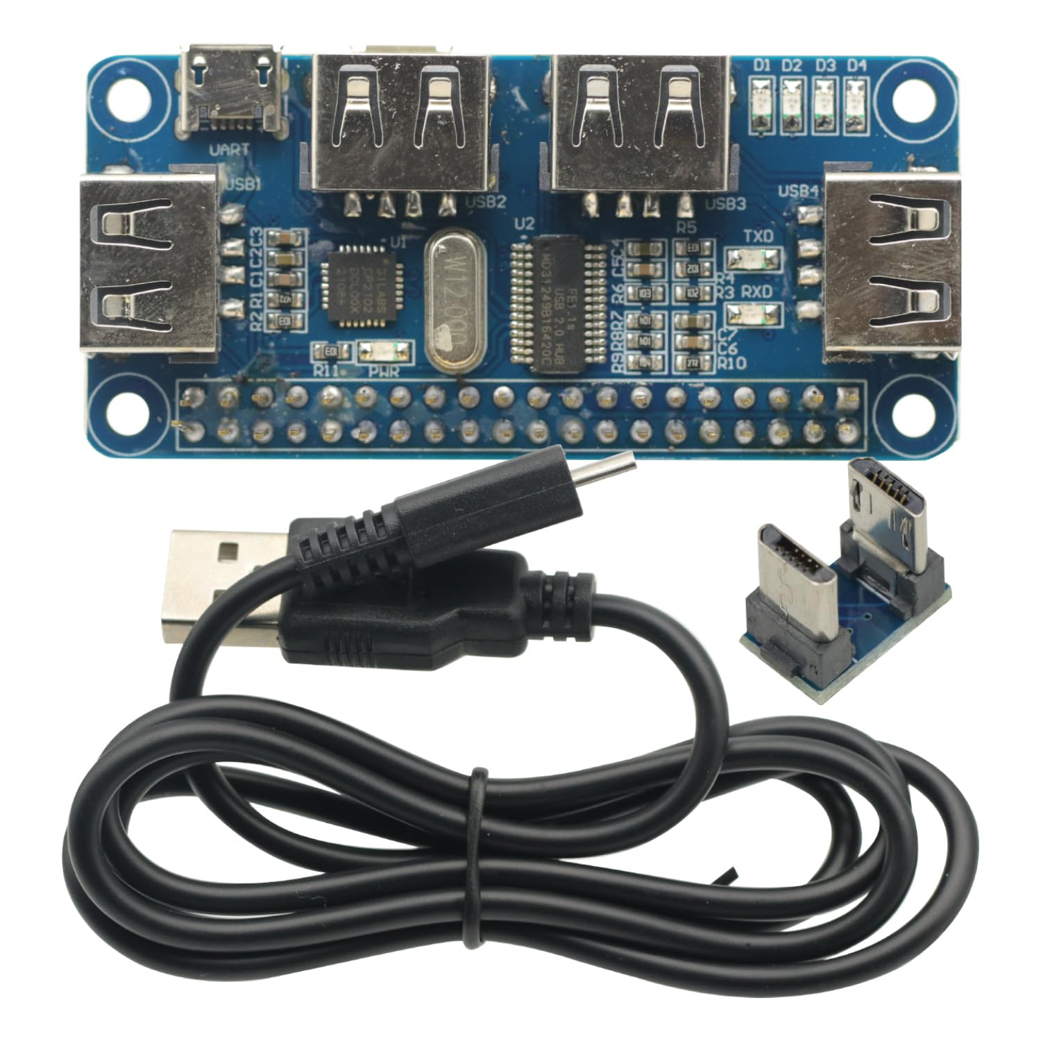 3‑port USB Hub For Pi Zero Raspberry Pi - USB HUB BOX For Raspberry Pi ...