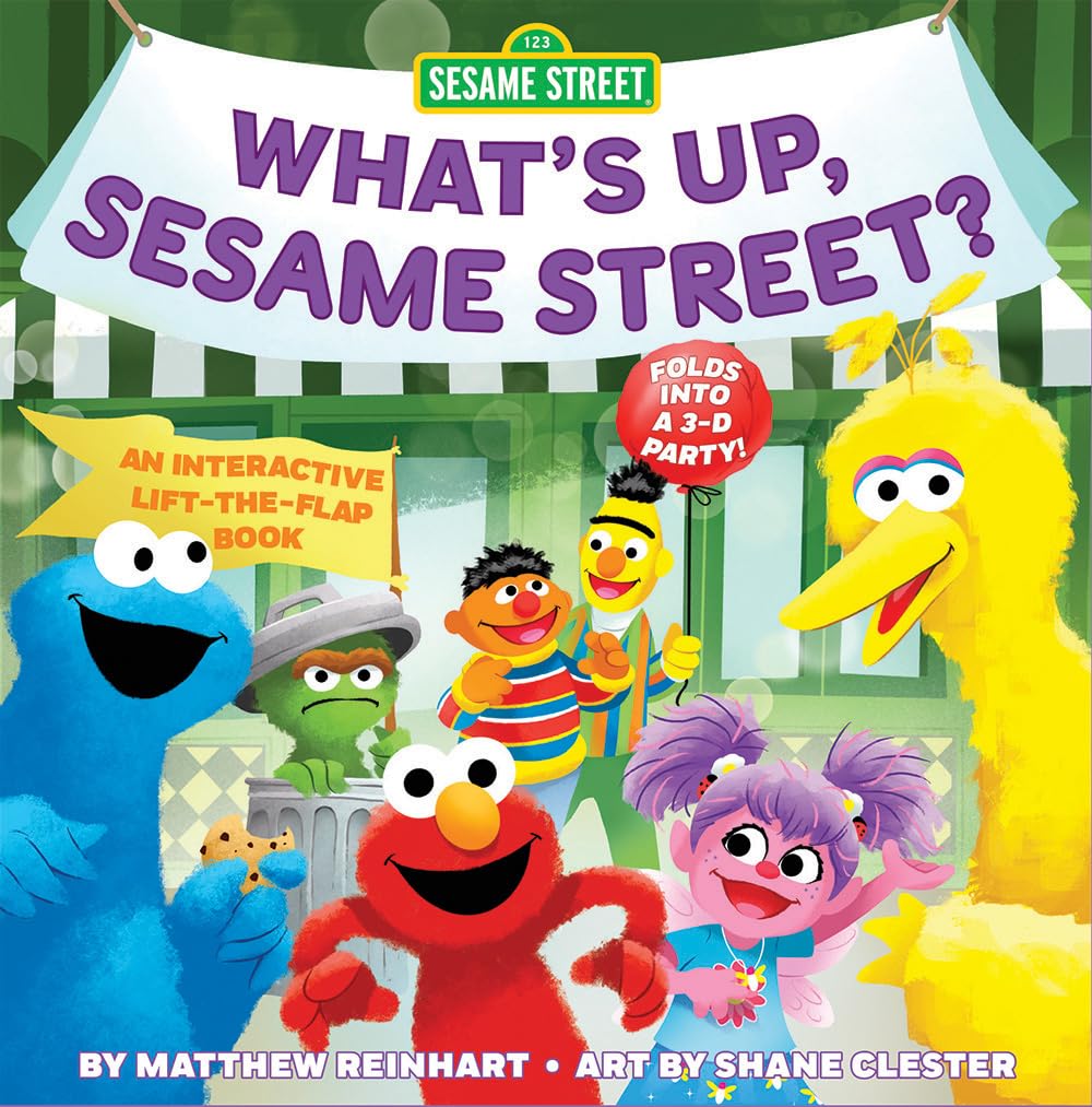 Amazon.com: What’s Up, Sesame Street? (A Pop Magic Book): Folds into a ...