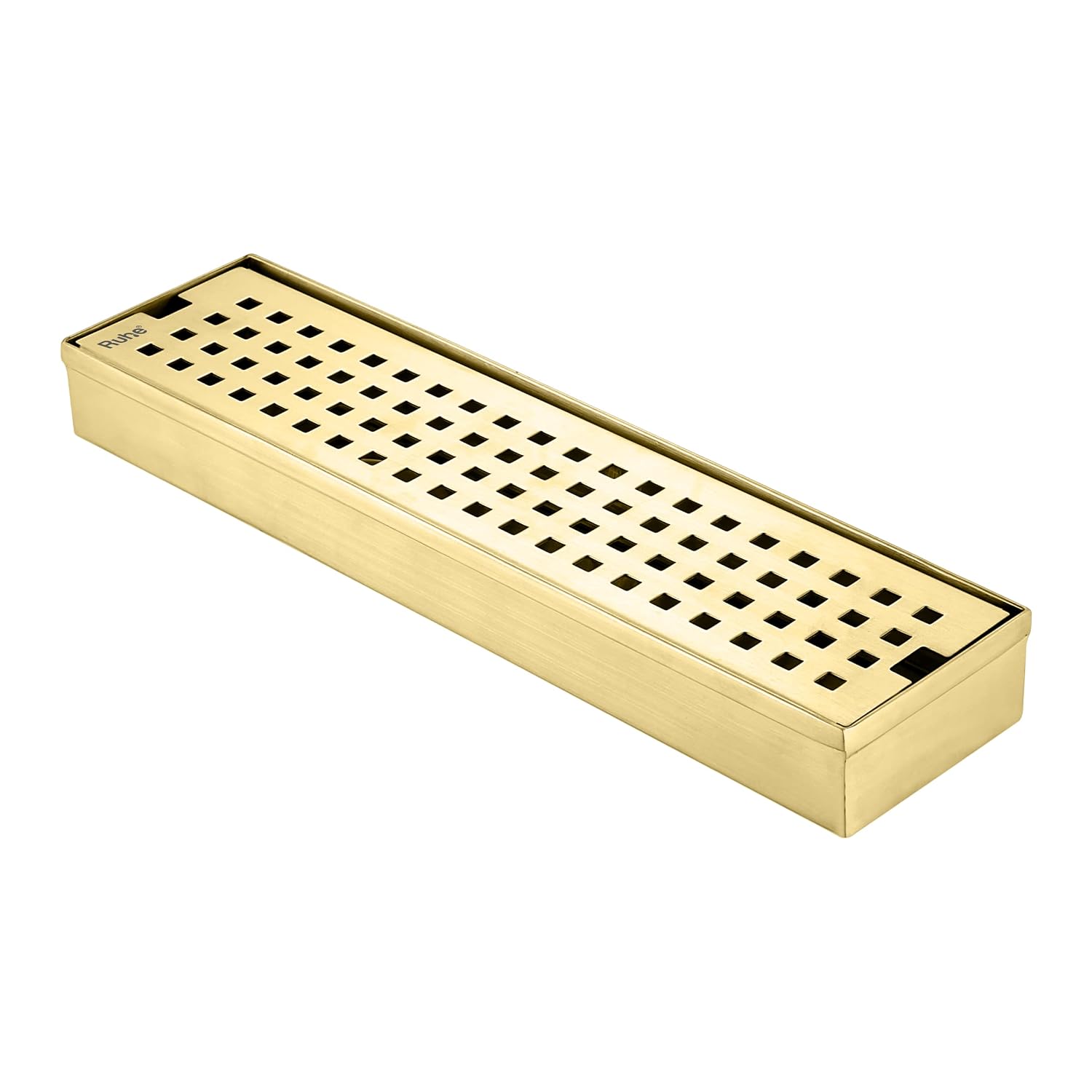 Ruhe® Palo Luxury PVD Coating Shower Drain Channel | 18 x 3 Inch Waste ...