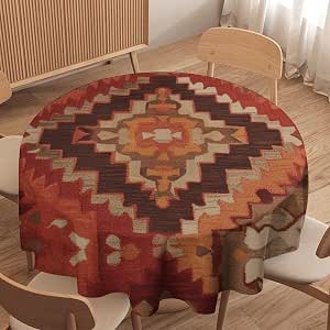 Amazon.com: Yinrune Terracotta Turkish Style Chinoiserie Asian Round ...