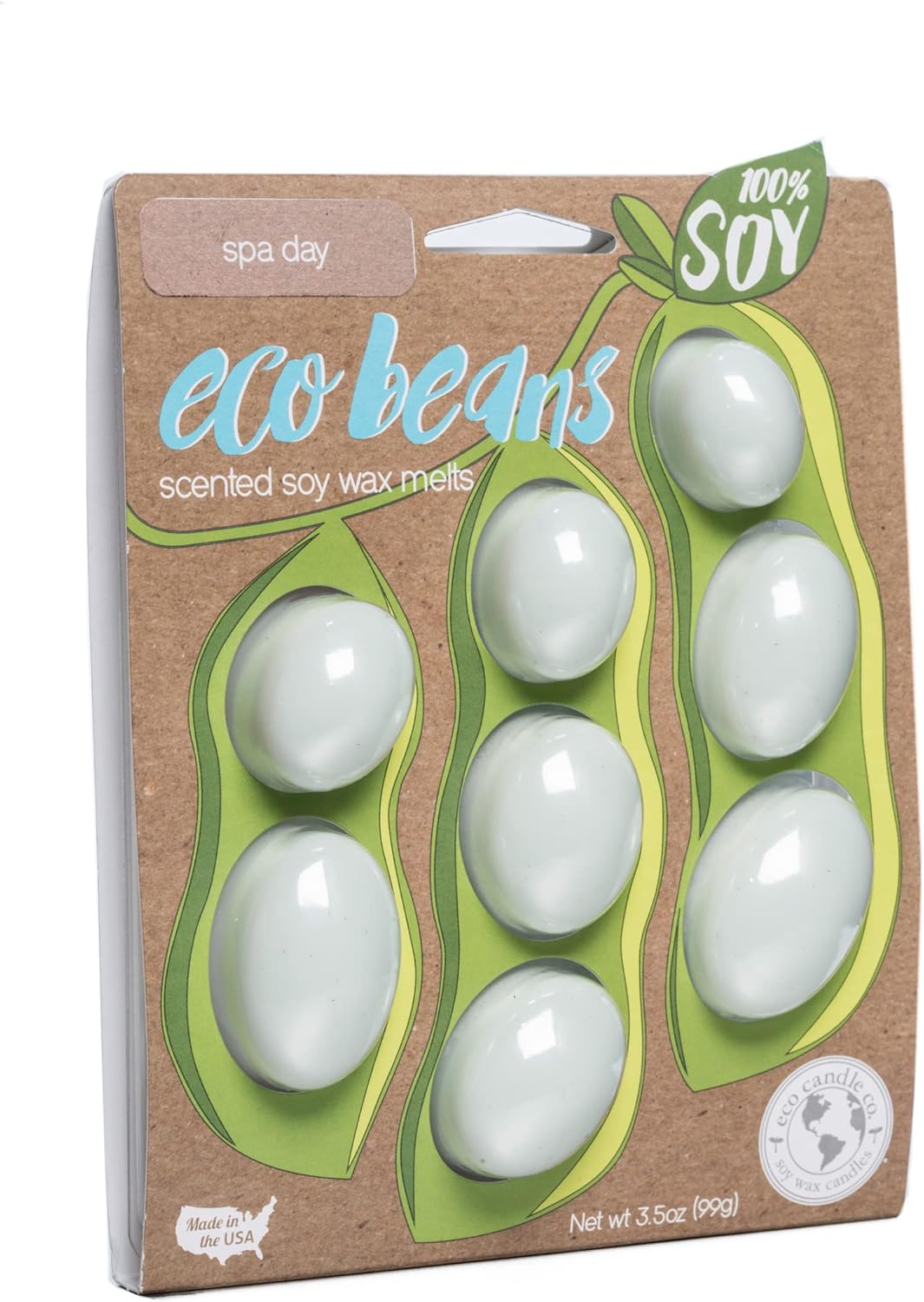 Amazon.com: Eco Candle Co. Eco Beans Wax Melts 2-Pack, Spa Day, 3.5 oz. - Scents of Flowers ...