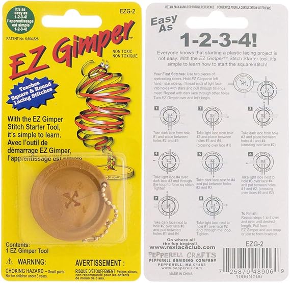 Amazon.com: EZ Gimper Rexlace Knot Tying and Stitch Starter Tool