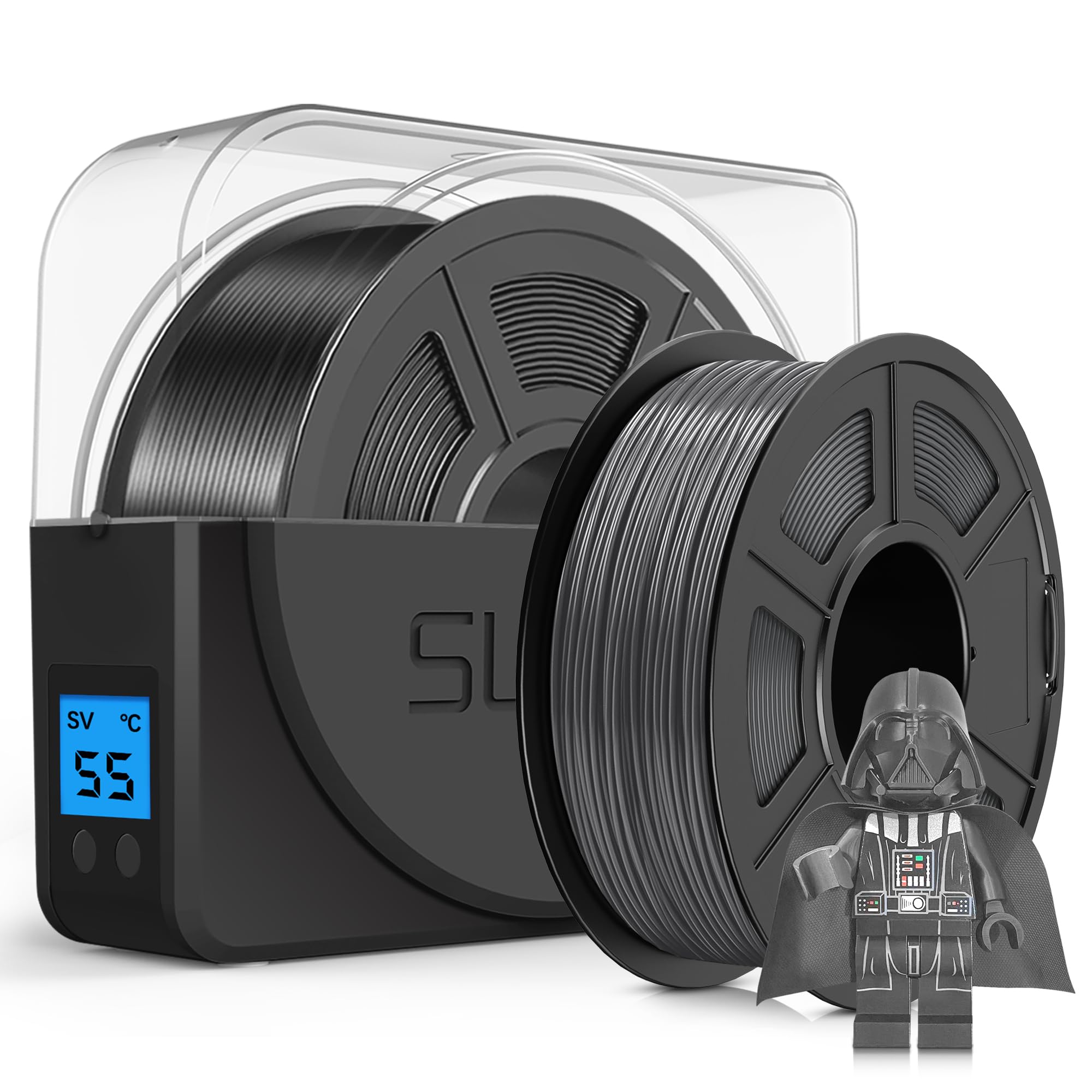 Buy SUNLU S1 Plus Filament Dryer and SUNLU Easy ABS Grey Filament 1KG ...