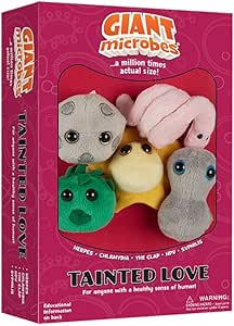 Amazon.com: GIANTmicrobes Tainted Love Themed Gift Box, STIs, STDs ...