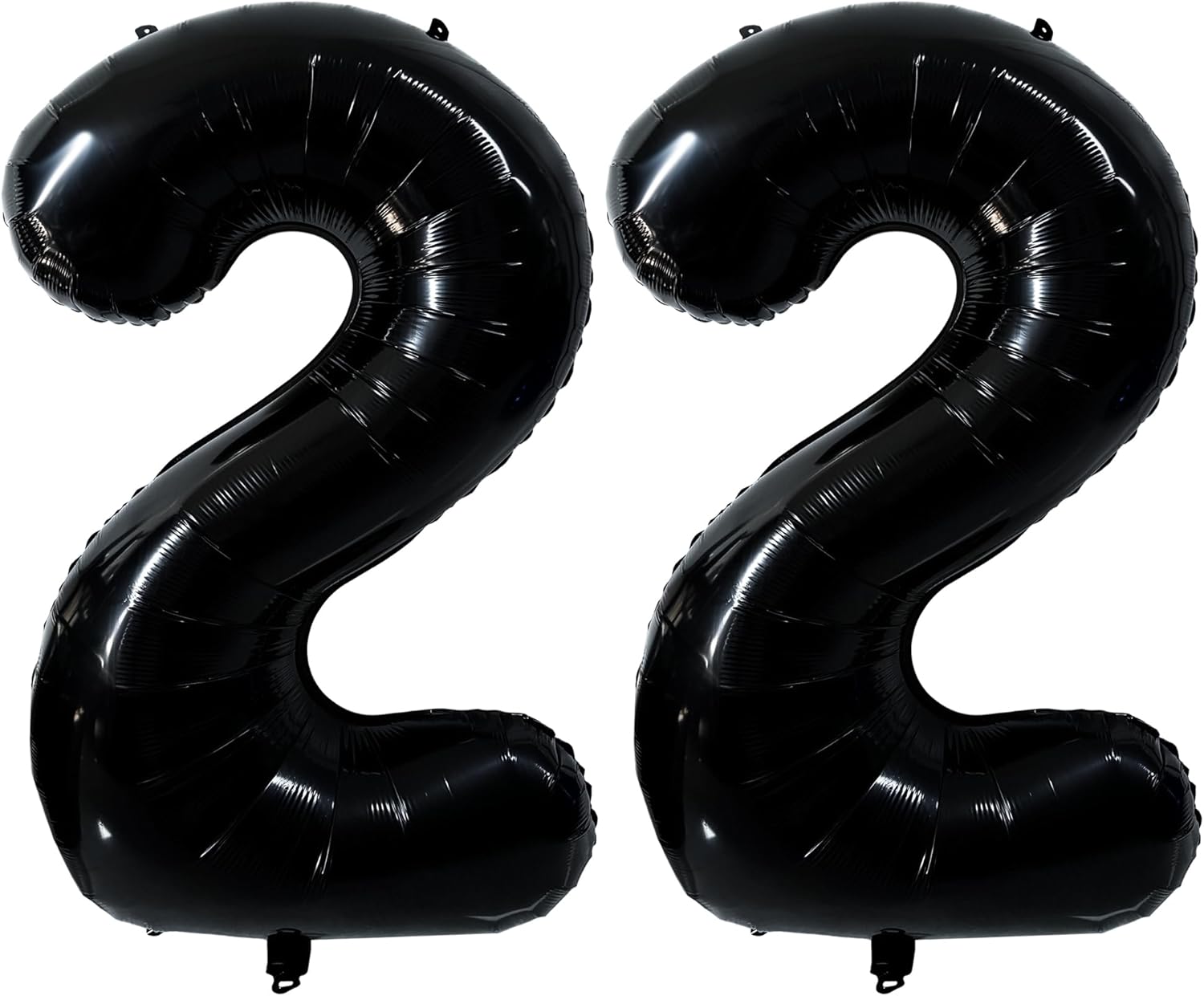 Amazon.com: 40 inch Black 22 Number Balloon Giant Foil Helium Balloons ...