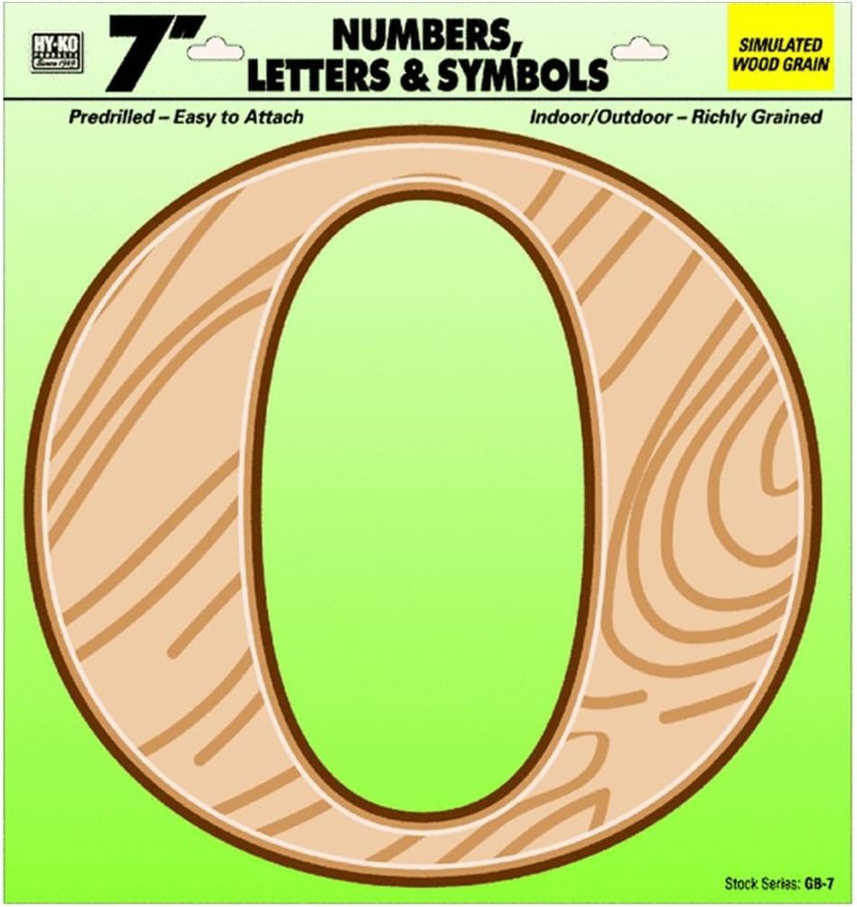 Amazon.com: Hy-Ko Prod. GB-7/0 7'' Poly Numbers : Tools & Home Improvement