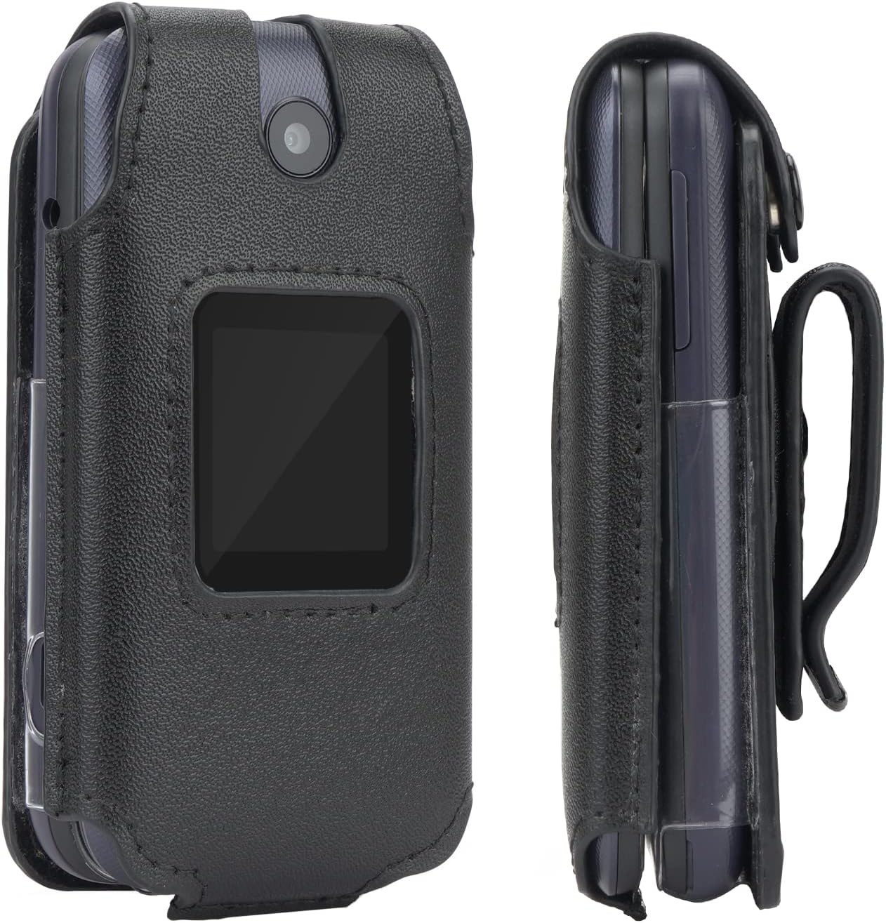 Amazon.com: BELTRON Leather Fitted Case for Alcatel Go Flip 4 / TCL ...