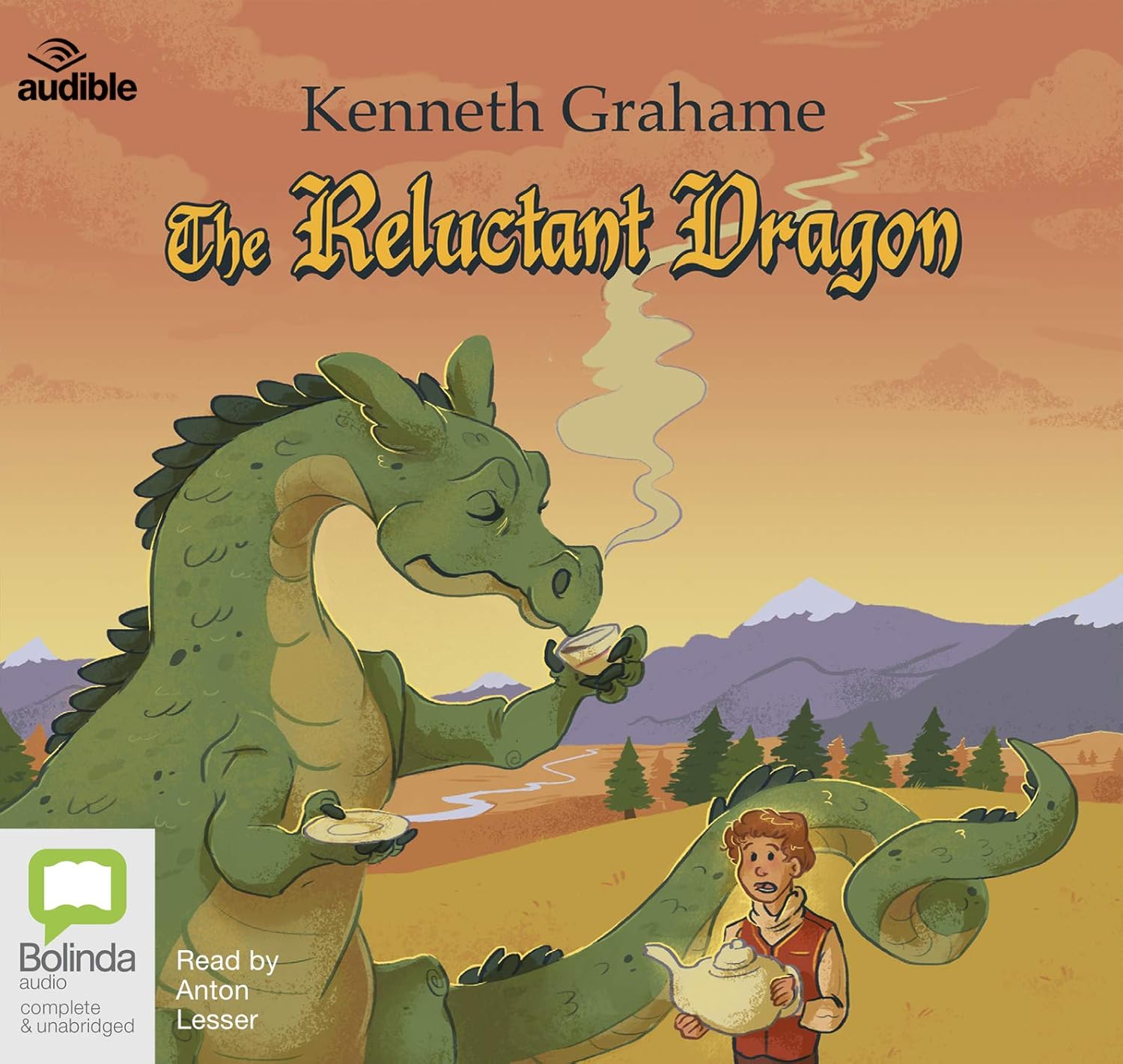 The Reluctant Dragon: Amazon.co.uk: Grahame, Kenneth, Lesser, Anton ...