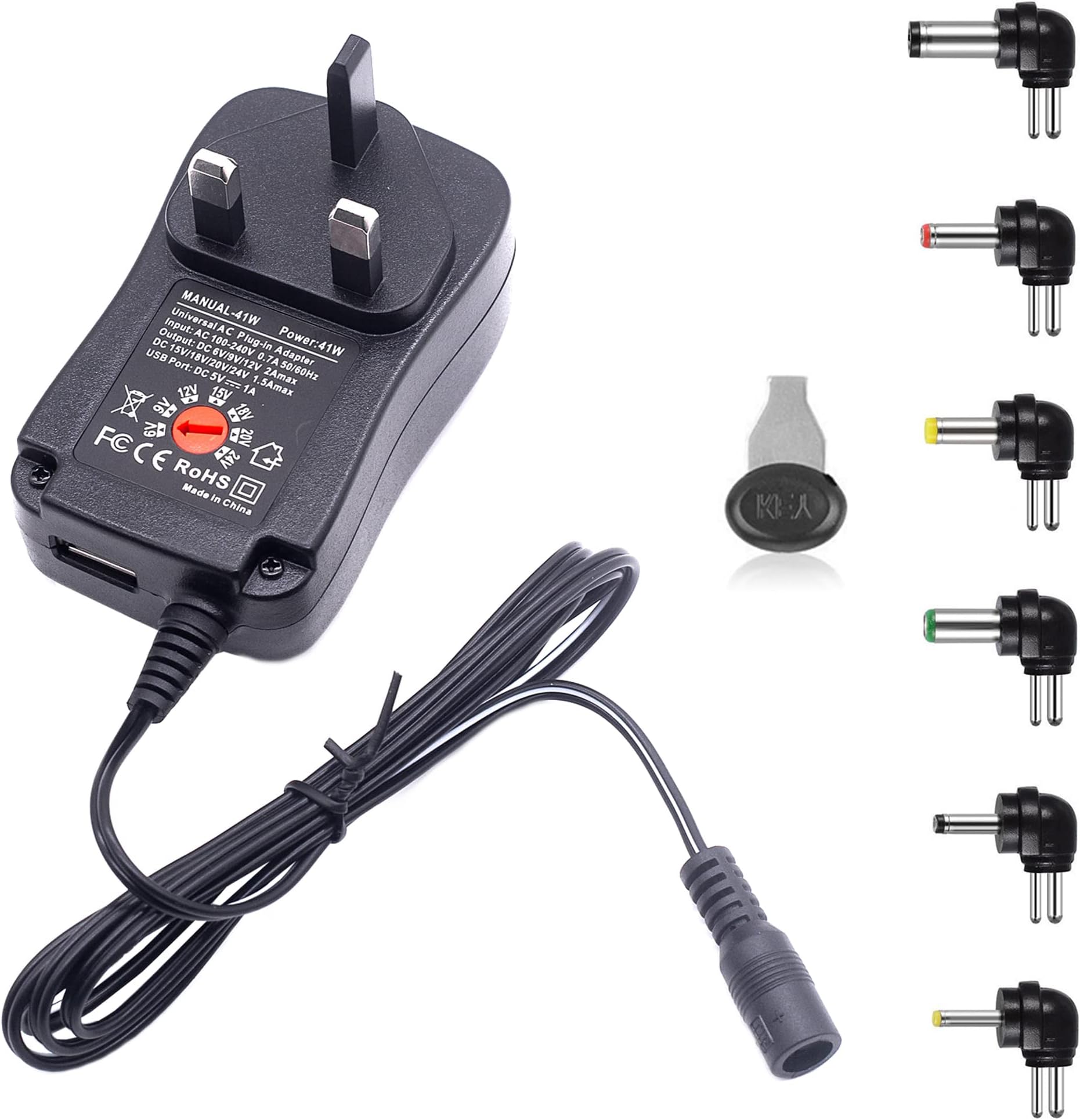 Taelec-Tric) Replacement AC-DC Adaptor for 7-9V Power Supply for ...