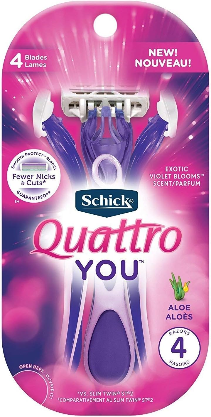 Amazon.com: Schick Intuition f.a.b Womens Bi-Directional Disposables ...