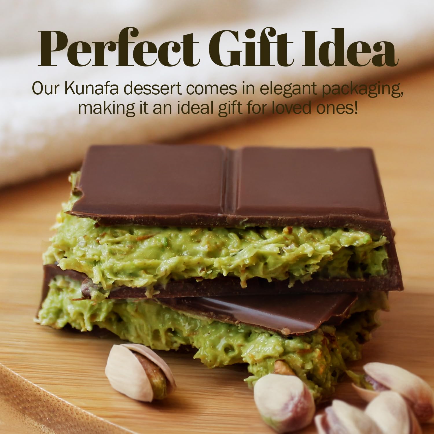 Dubai Chocolate Knafeh Pistachio Bar 7 oz. with Philippines | Ubuy