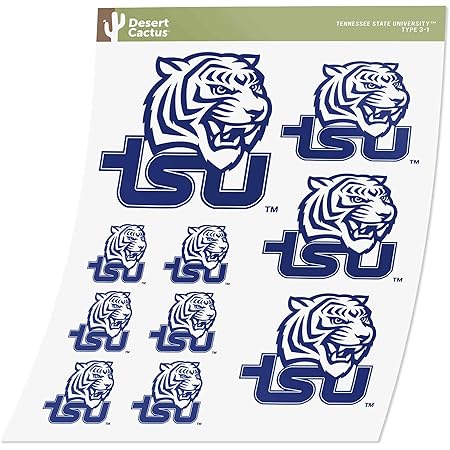 Amazon.com: Tennessee State University TSU Tigers Sticker Vinyl Decal ...
