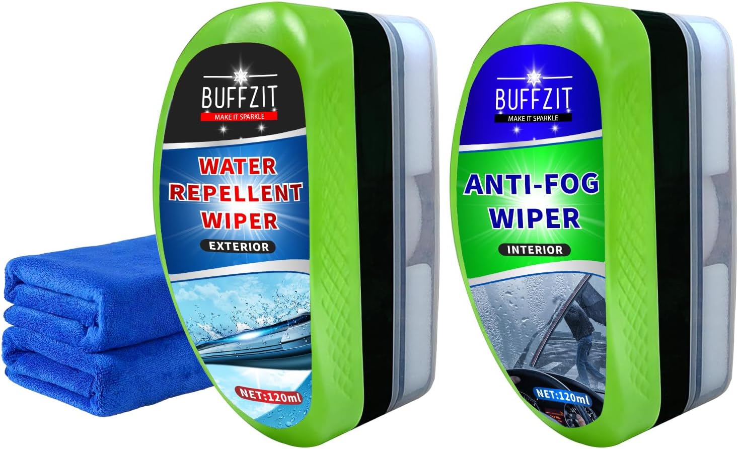 Amazon.com: BUFFZIT Car Water Repellent & Anti-Fog for Windshield ...