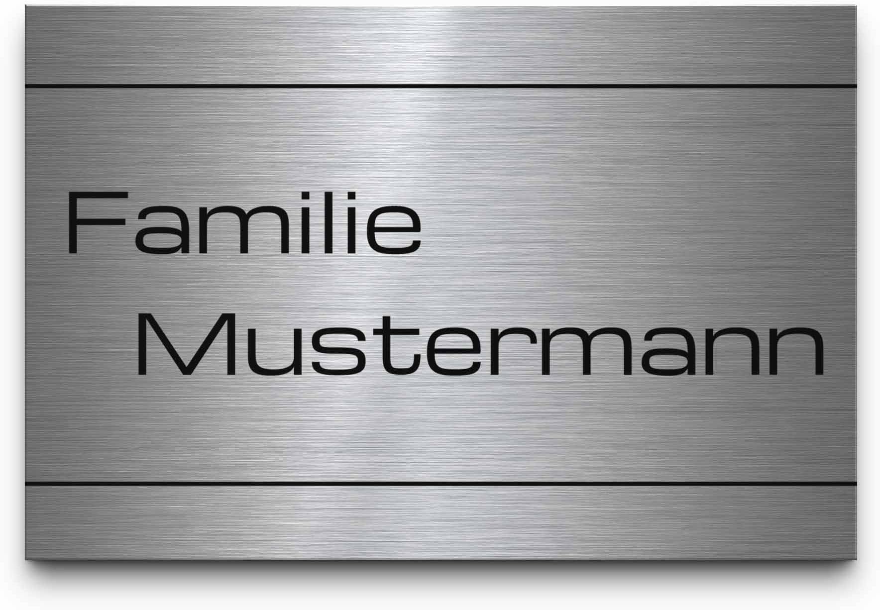 Luxus Ausgefallene Namensschild Haustur Edelstahl Ebenbild