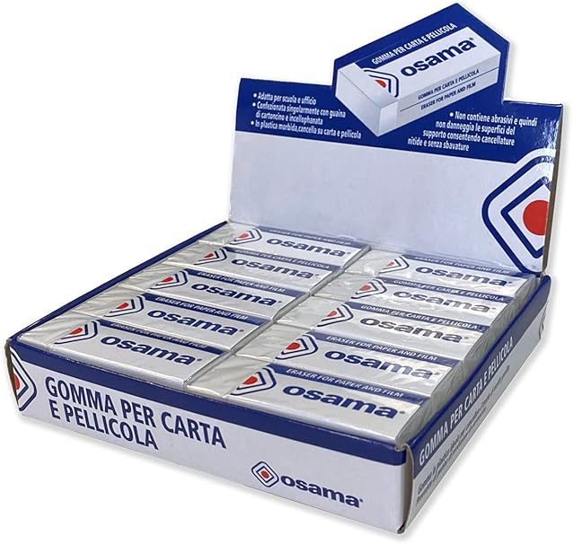Osama - Erasers, Set of 20, Ideal for School Stationery, Office ...