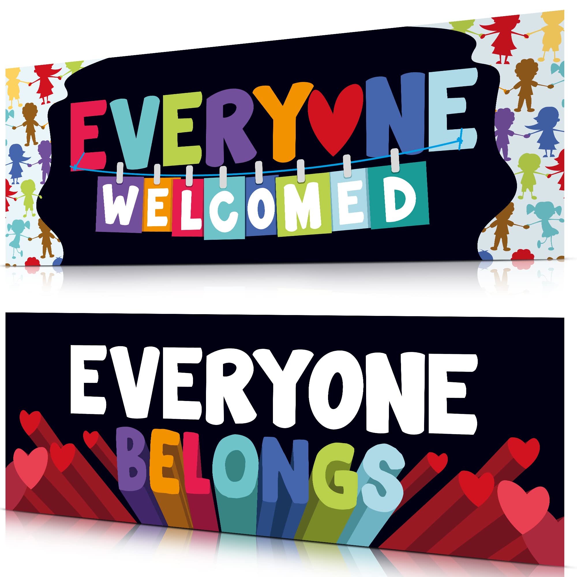 2 Motivational Classroom Bulletin Board Banner Decor Set of 2 - The ...