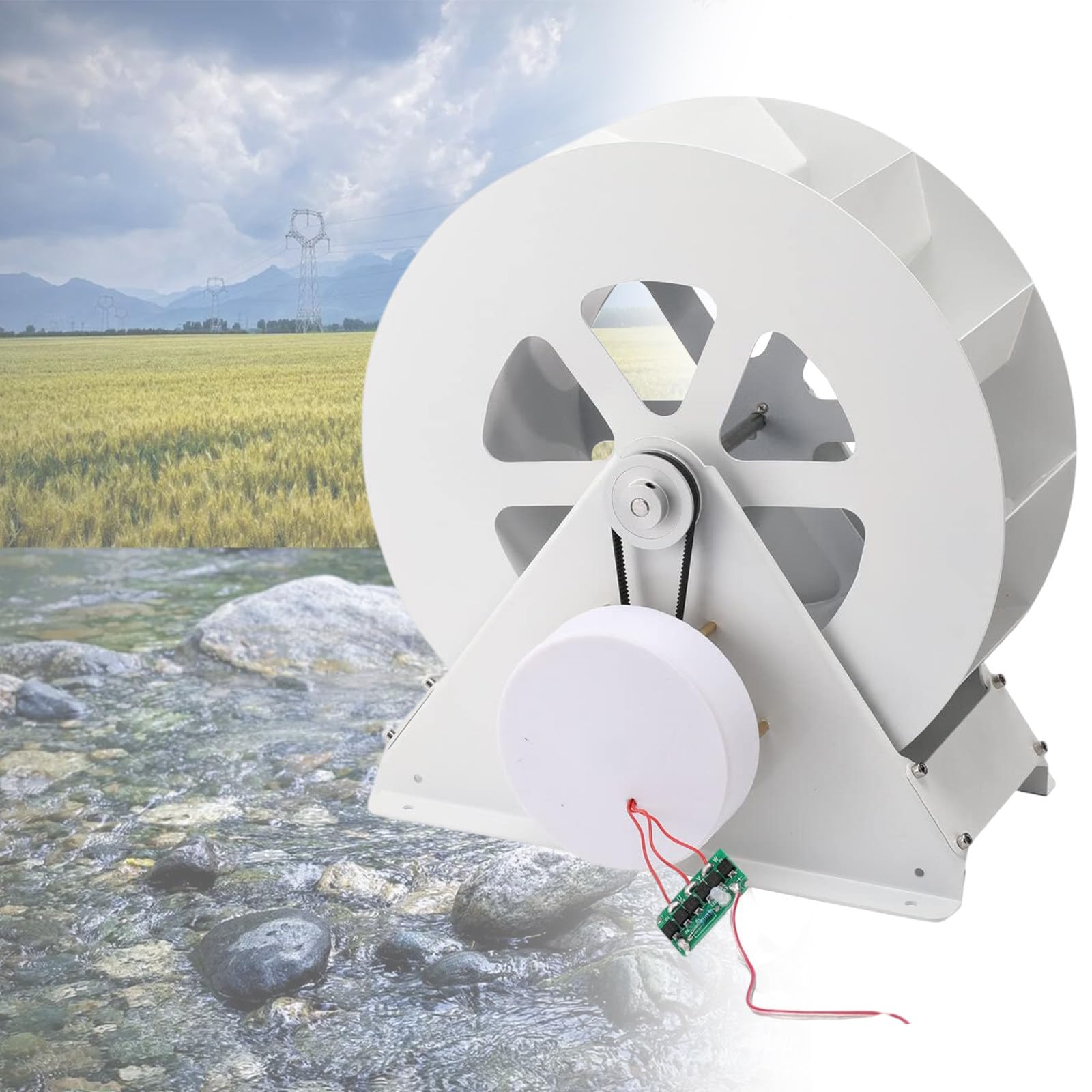 Amazon.com: Hydro Turbine Generator, Low-speed Disc-type Power ...