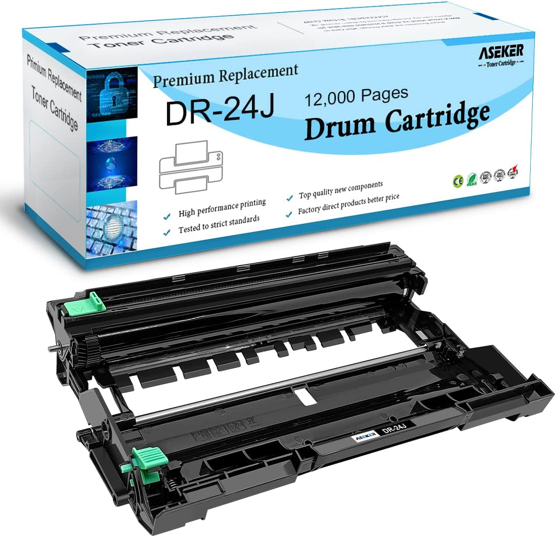 Amazon.co.jp: Aseker 互換 DR-24J DR24J 24J ドラムユニット 対応機種Brother HL-L2330D HL-L2370DN HL-L2375DW DCP ...