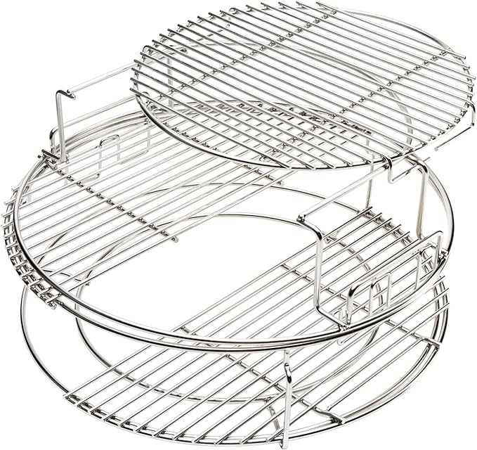 Amazon.com: BBQ Expander Rack Kit, Big Green Egg Grill Accessories ...