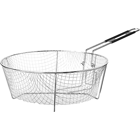 Amazon.com: Lodge Deep Fry Basket, 11.5-inch, Silver: Lodge Logic Deep ...