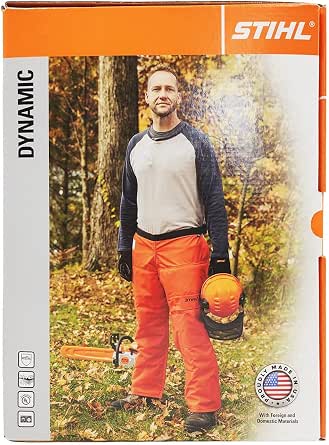 Amazon.com: Dynamic Chaps for STIHL Chainsaw Protective Apparel System ...