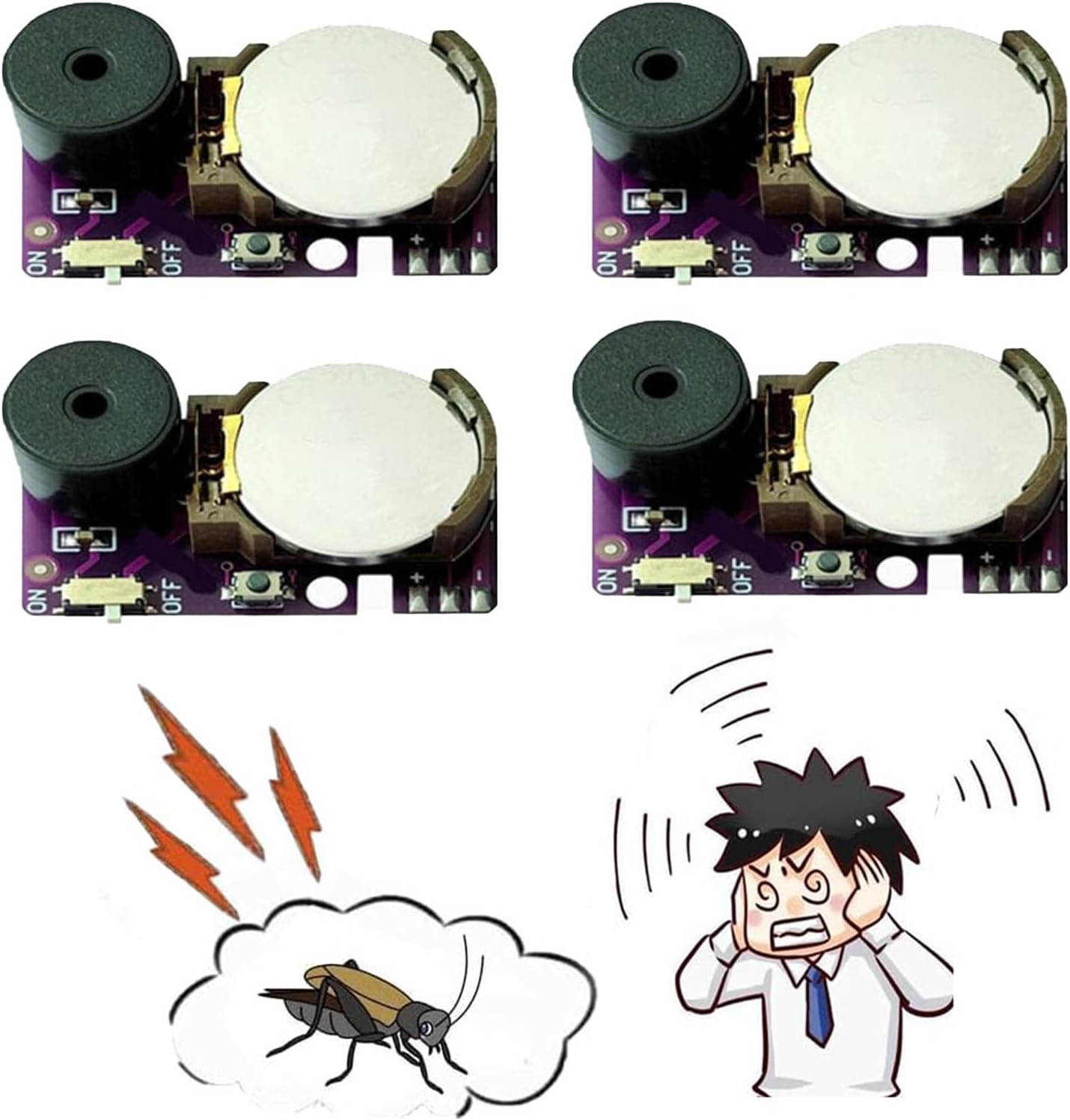 Amazon.com: Gowcxn 4 Pack Annoyatron Random Noise Maker, Annoyatron 3.0 ...