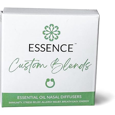 Amazon.com: Essence Nasal Diffuser | Essential Oil Ring | Silicone Nose ...