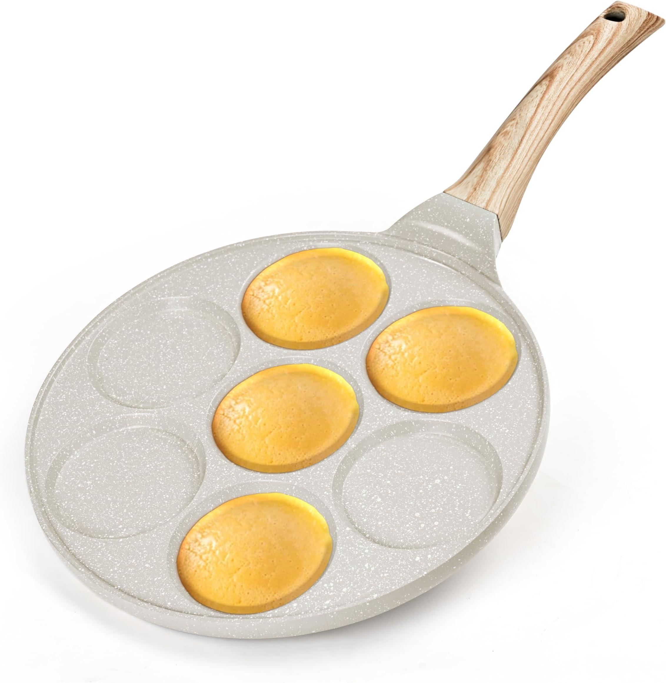 Amazon.com: KRETAELY Pancake Pan Suitable for All Cooktops, 7-cup ...