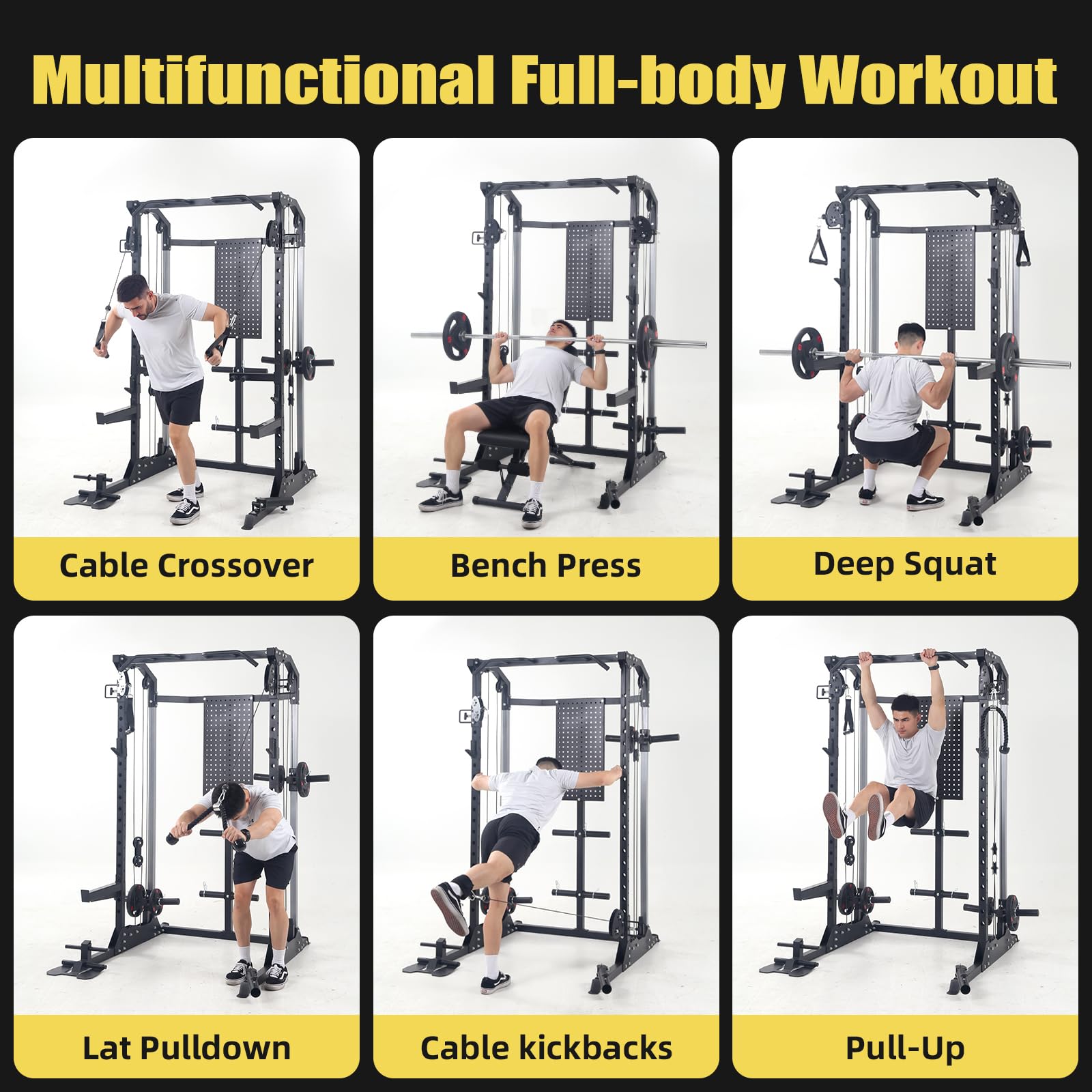 Snapklik.com : Multi-Function Power Cage, Power Rack