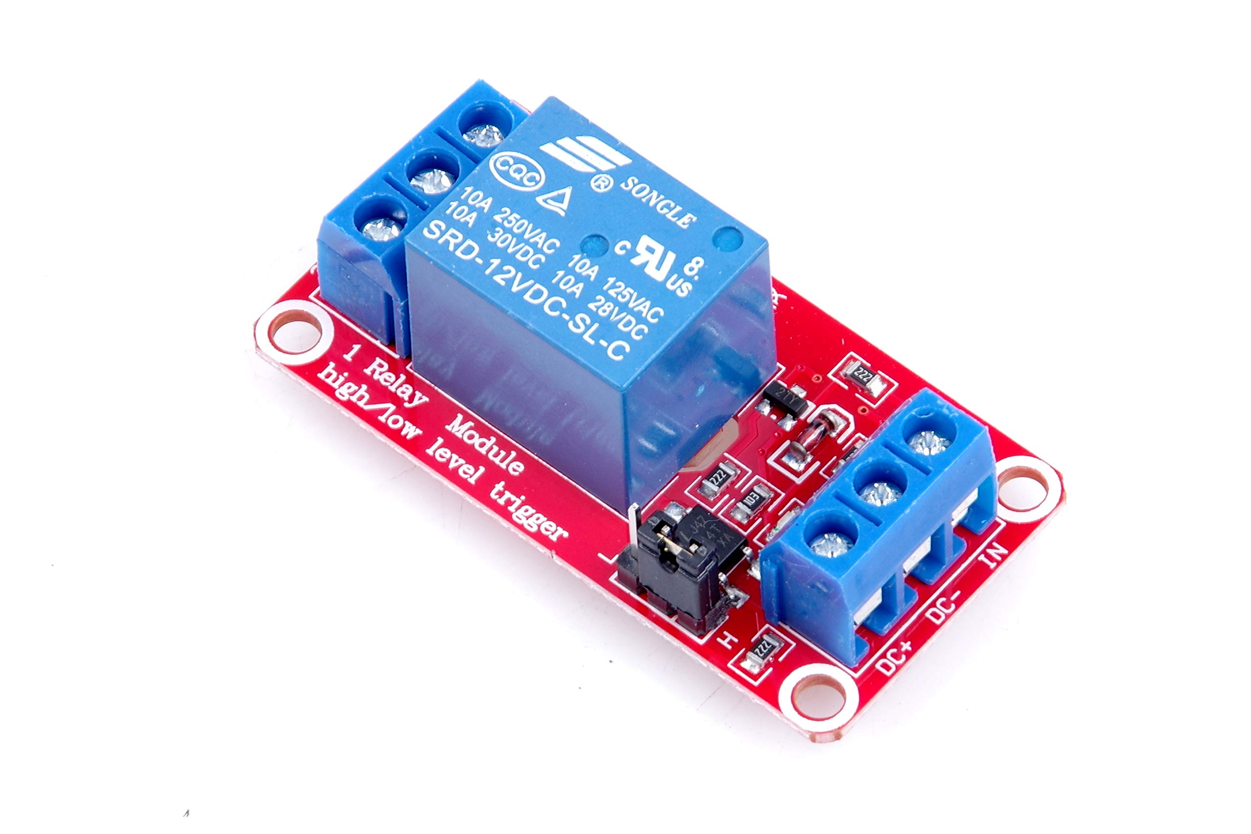 Buy KNACRO 10A 12V 1 Channel Relay Module High Low Level Triggering