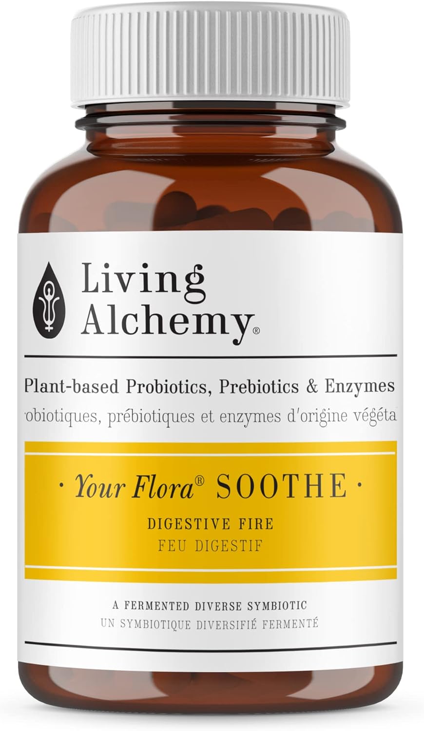 Living Alchemy Your Flora® Probiotic Soothe 60 Vegan Capsules | 35 ...